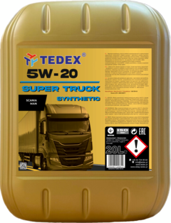 Tedex Super Truck Motor Oil 5W20 - Tedex