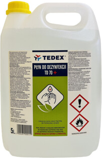 TEDEX Disinfectant Liquid TD70+ - Tedex